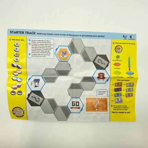 U-Build Monopoly Track Set Up Sheet 2010 Replacement Part | eBay