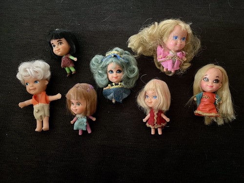 Vintage Liddle Kiddle Doll Lot Of 7 1960s Mattel Dolls | eBay