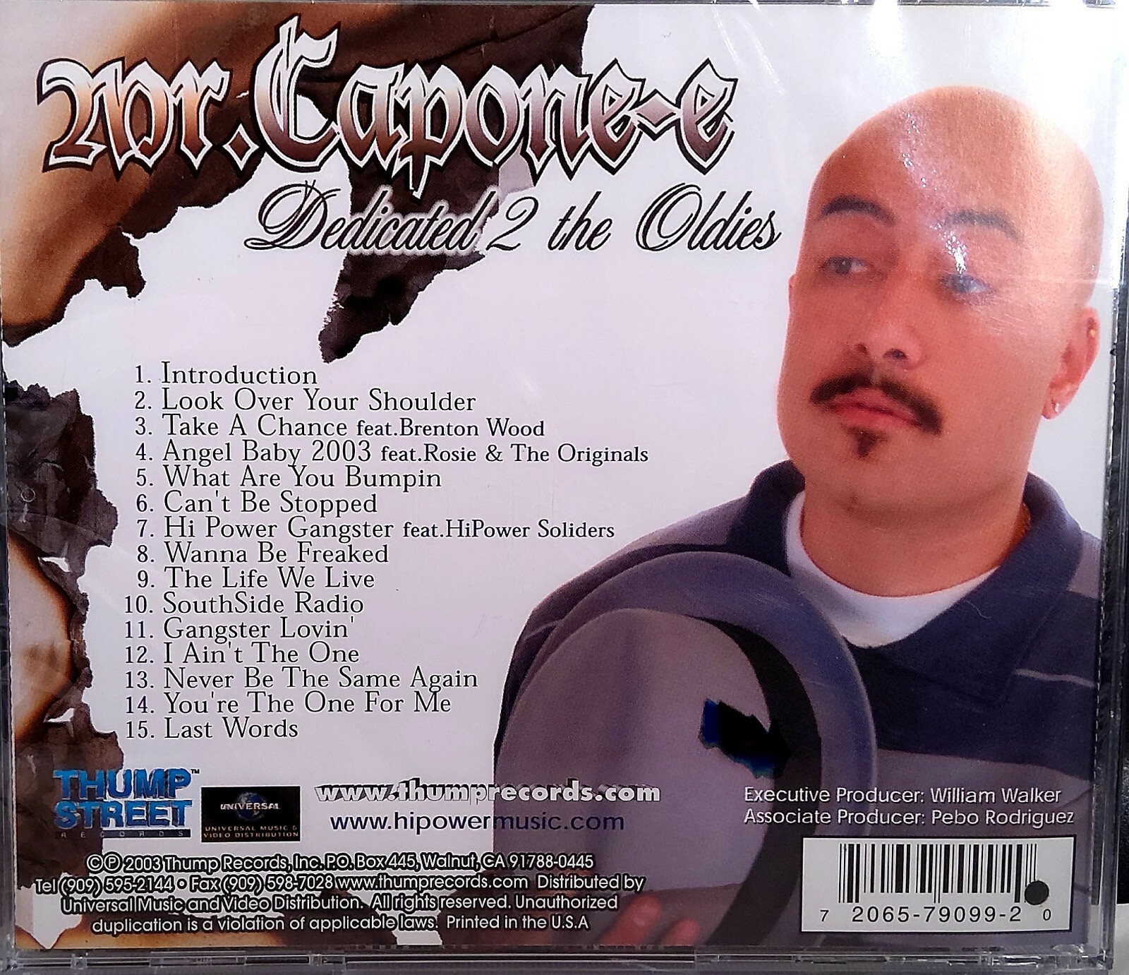 Mr Capone-E Dedicated 2 The Oldies Vol 1 CD Super Rare ft Brenton Wood ...