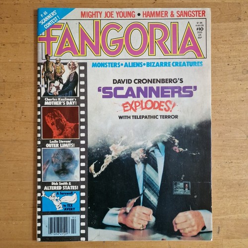 FANGORIA Horror Magazine Issue#10 January 1981 - Scanners, Aliens ...