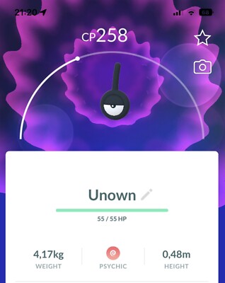 Unown ! Exclamation mark Go Fest Pokemon Gen2 Johto Go Pokémon | eBay