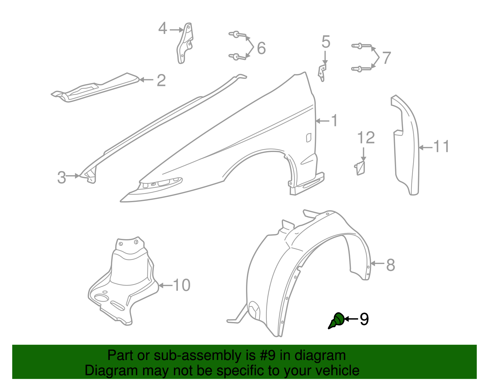 Genuine GM Upper Panel Retainer 11561878 for sale online | eBay