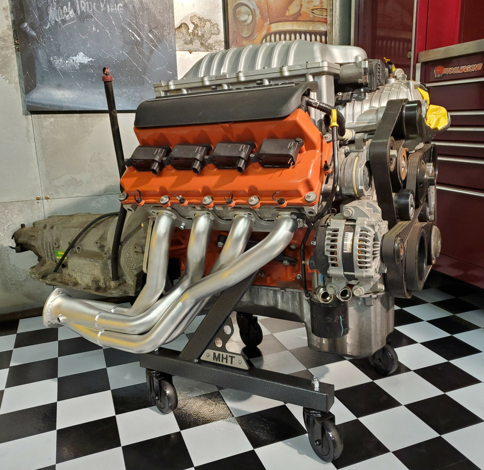 NEW Engine Cart Cradle Stand GEN 3 HEMI engines, 5.7 6.1 6.2 6.4 V8's ...