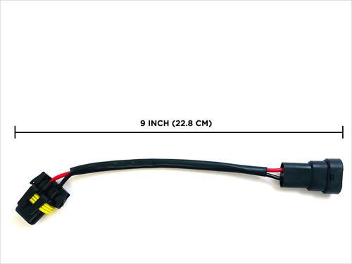 9006 HB4 Wire Harness 9" Extension Wire Harnesses for Light Repairs ...