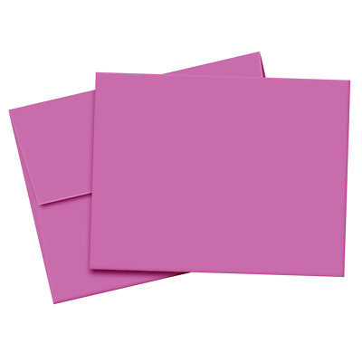 Blank Color (5" x 7") Note Cards and A7 Envelopes - Uncoated - 40 Per ...