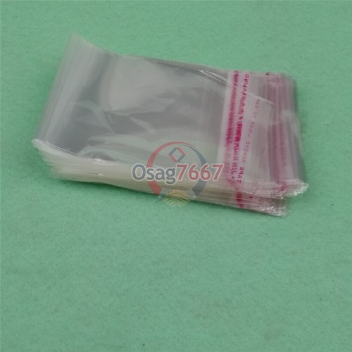 15000pcs 60mm x 80mm Clear Resealable Cello Plastic Envelope | eBay