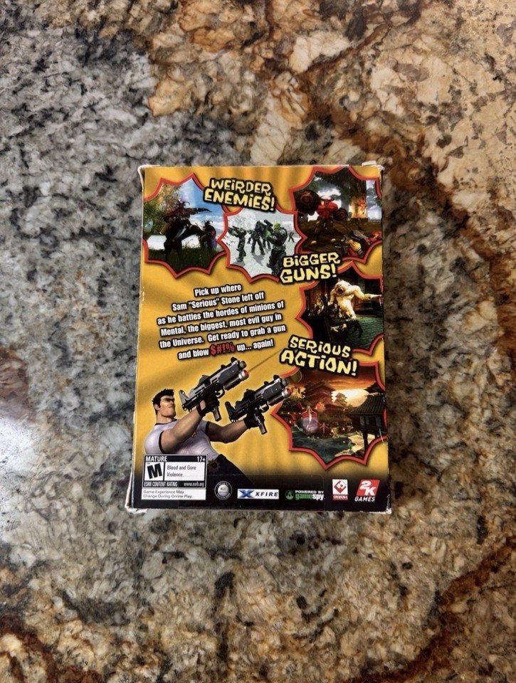 Serious Sam II 2 (PC CD-ROM 2005) BRAND NEW SEALED 2k In Box FPS ...