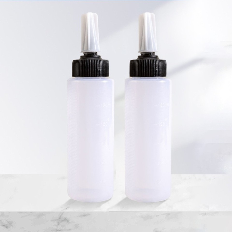 4 Pcs Shampoo Bottle Hair Dye Container Hairdressing Tool Small Color ...