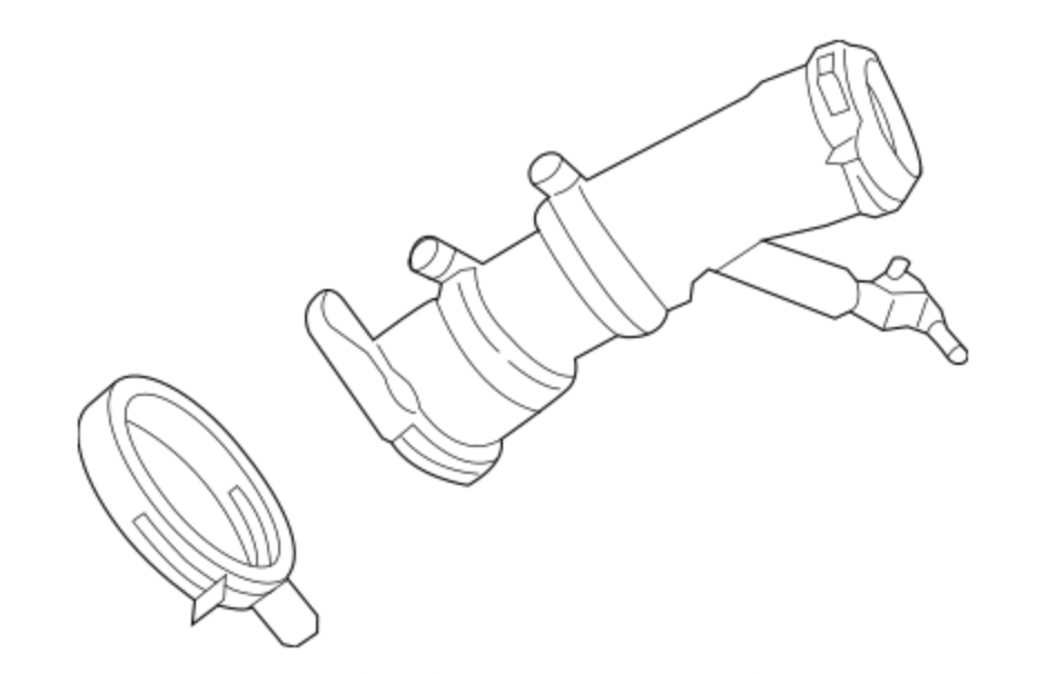 New Cooling Hose LR0-49990 for Land Rover LR4/ Discovery/ Range Rover ...