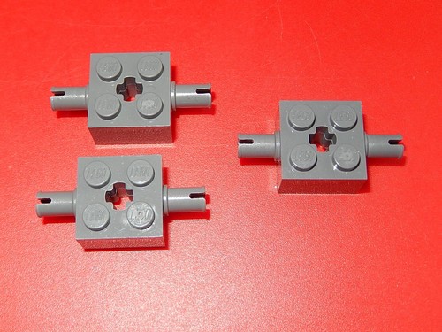 3x Lego Technic brick 2x2 2 pins gros foncé ref 30000 | eBay