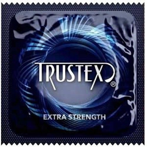 Trustex Extra Strength Strong Lubricated Latex Bulk Condoms + Silver ...