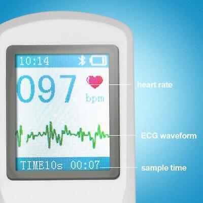 Portable Bluetooth USB Wireless LCD ECG EKG Heart Monitor Machine New ...