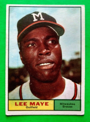 1961 TOPPS BASEBALL #84 LEE MAYE MILWAUKEE BRAVES VG/EX | eBay