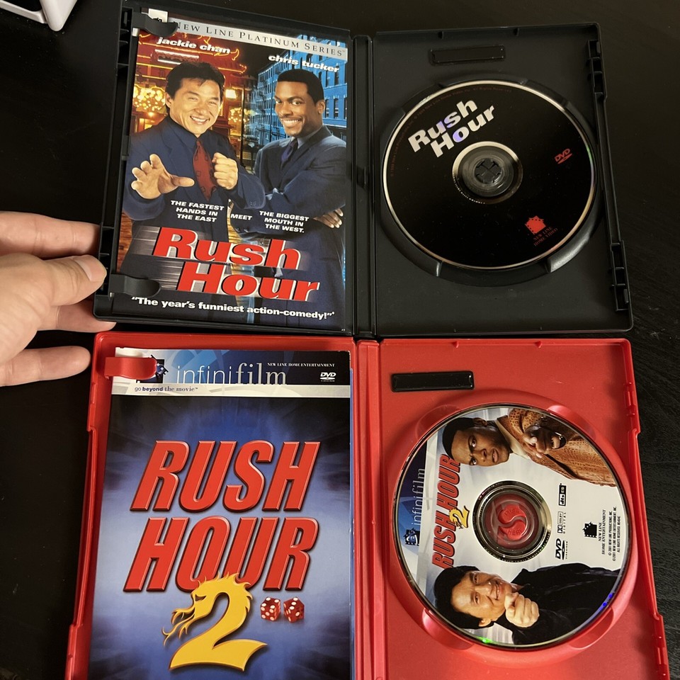 DVD Collection Rush Hour 1 and 2! TWO DVDS! Free Shipping | eBay