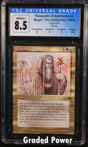 Legends Rasputin Dreamweaver CGC 8.5 (6037) Magic MTG | eBay