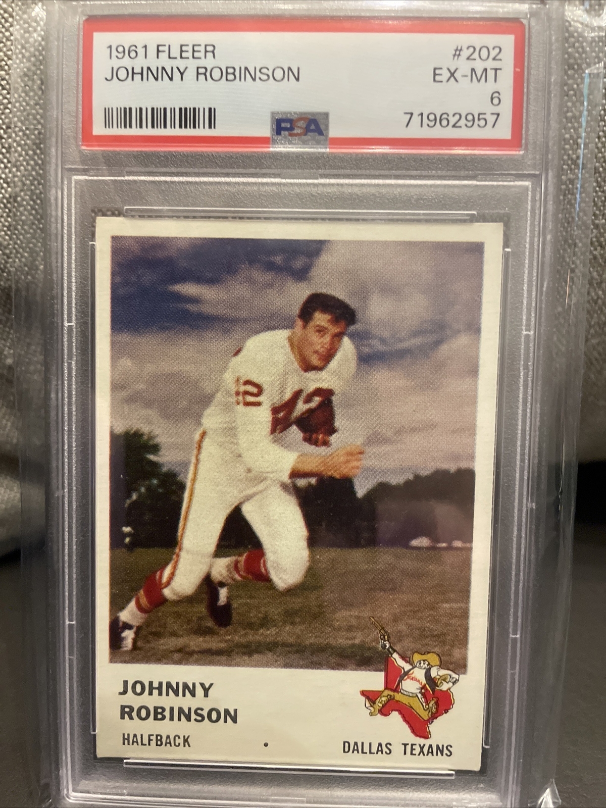 1961 Fleer - #202 Johnny Robinson (RC) for sale online | eBay
