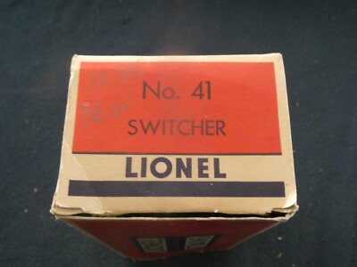 LIONEL 41 ARMY SWITCHER ORIGINAL BOX ONLY COMPLETE | eBay