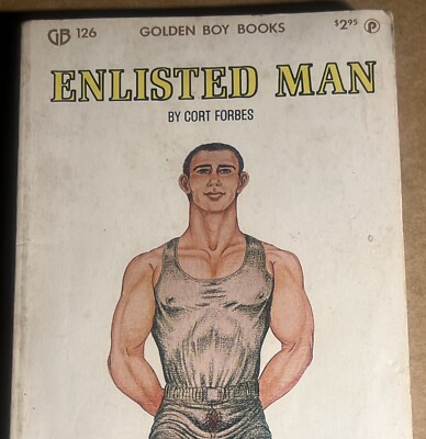 ENLISTED MAN 1978 VINTAGE PULP NOVEL GAY INTEREST GOLDEN BOY GB126 RARE ...