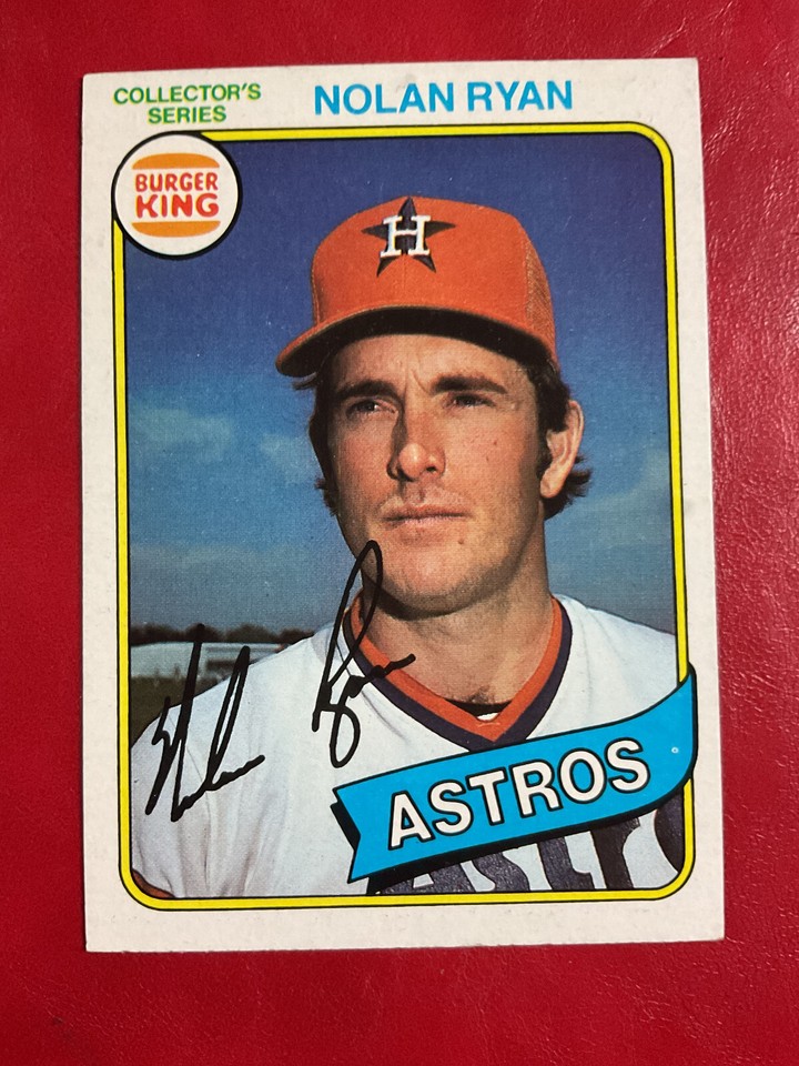 Nolan Ryan HOF Topps Fleer & inserts " YOU PICK " NY Mets Angels Astros ...