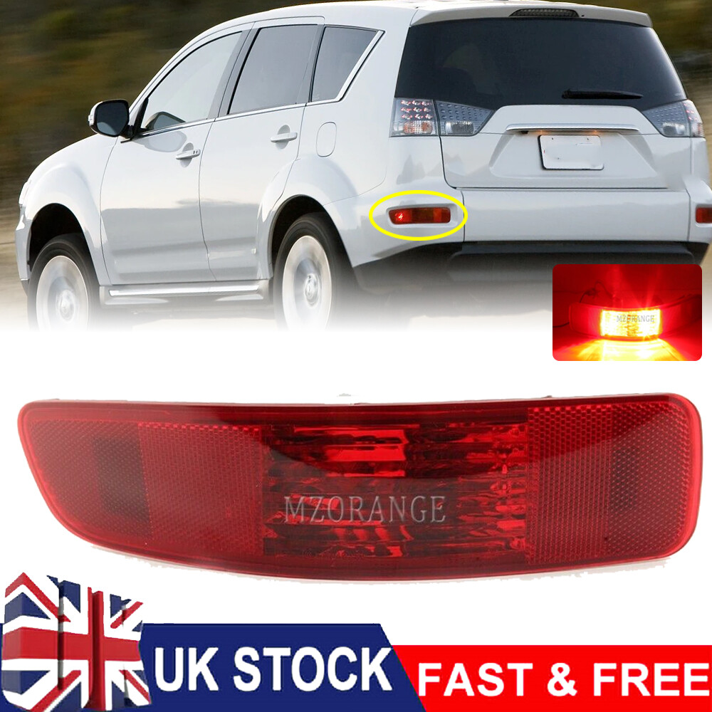 Left N/S Rear Bumper Fog Reflector Light Lamp For Mitsubishi Outlander ...