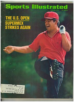 June 28 1971 issue Sports Illustrated Golfer Lee Travino Supermex Cover ...