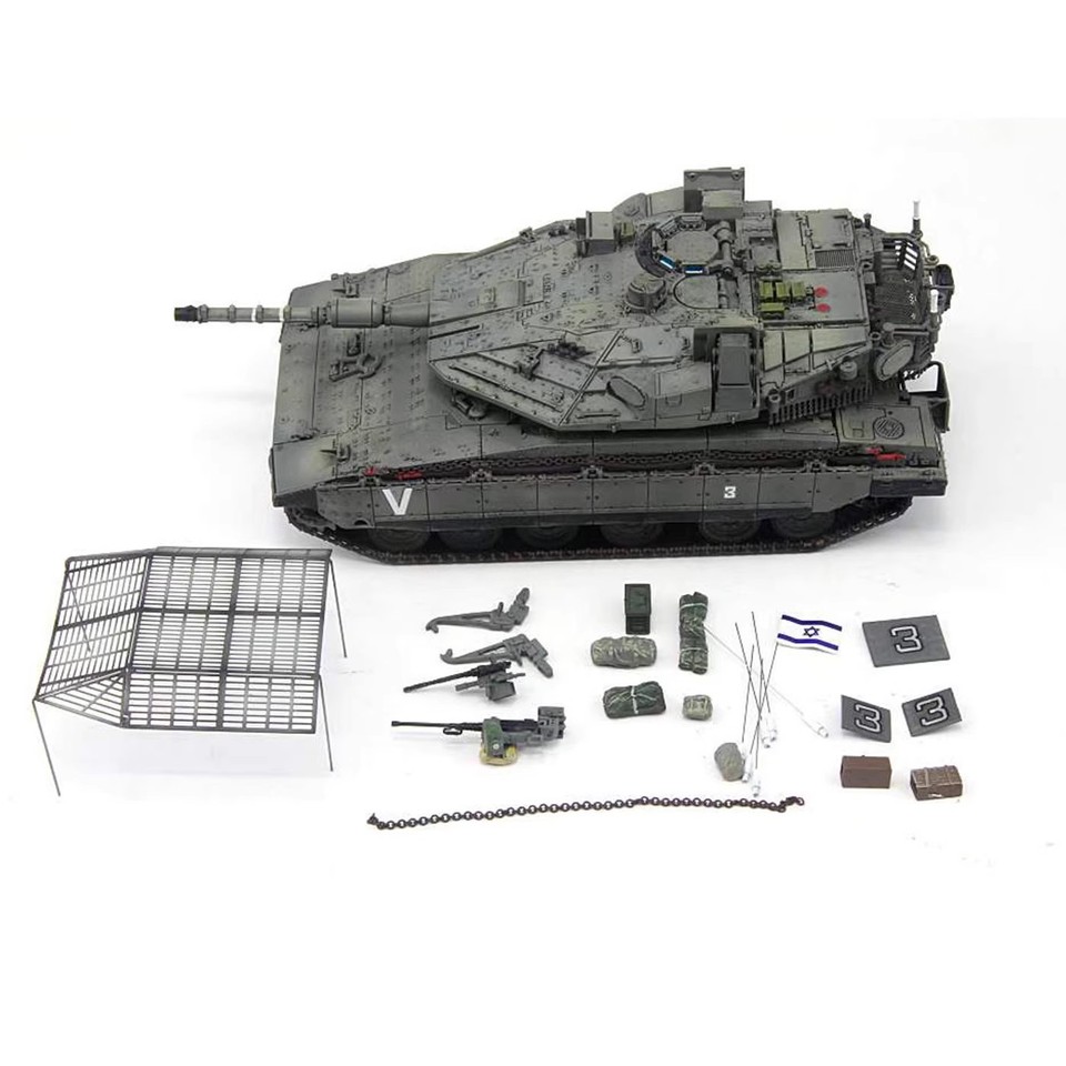 88MODEL 1/72 Israeli Merkava 4M Tank Trophy Defense Aksa Flood Action ...