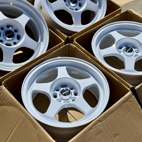 15" SW388 SPOON STYLE WHEELS RIMS 4 LUG 4X100 15"X7.0"+35 NEW SET OF 4 ...