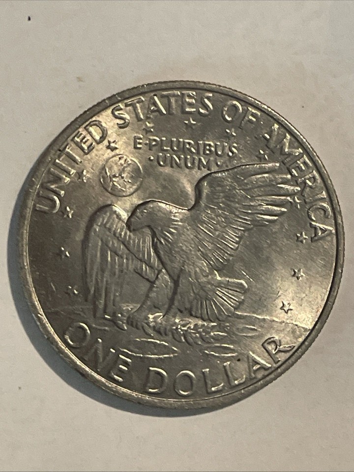 1972 Eisenhower Dollar Coin Rare No Mint Mark Very Fine | eBay