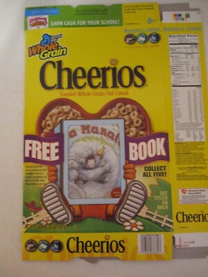 Cheerios Cereal-Celebrated Books- I'm a Manatee in Flat Box -2005 | eBay