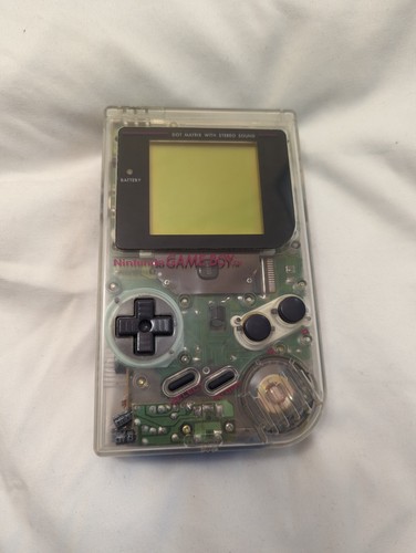 Nintendo Gameboy Clear Play It Loud! Edition DMG-01 - Tested, Fully ...