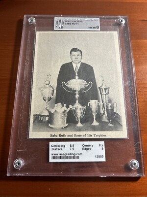 Babe Ruth 1930 Conlin #7 New York Yankees AAA 8 NM-MT | eBay