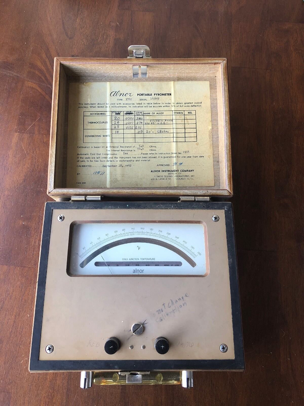 Vintage Alnor # 1760 Pyrometer Pneumatic Airflow Tester- | eBay