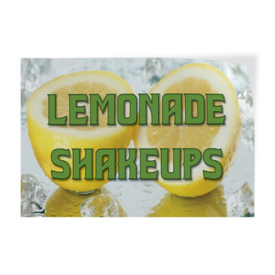 Decal Stickers Lemonade Shake Ups Advertising Printing A Vinyl Store ...