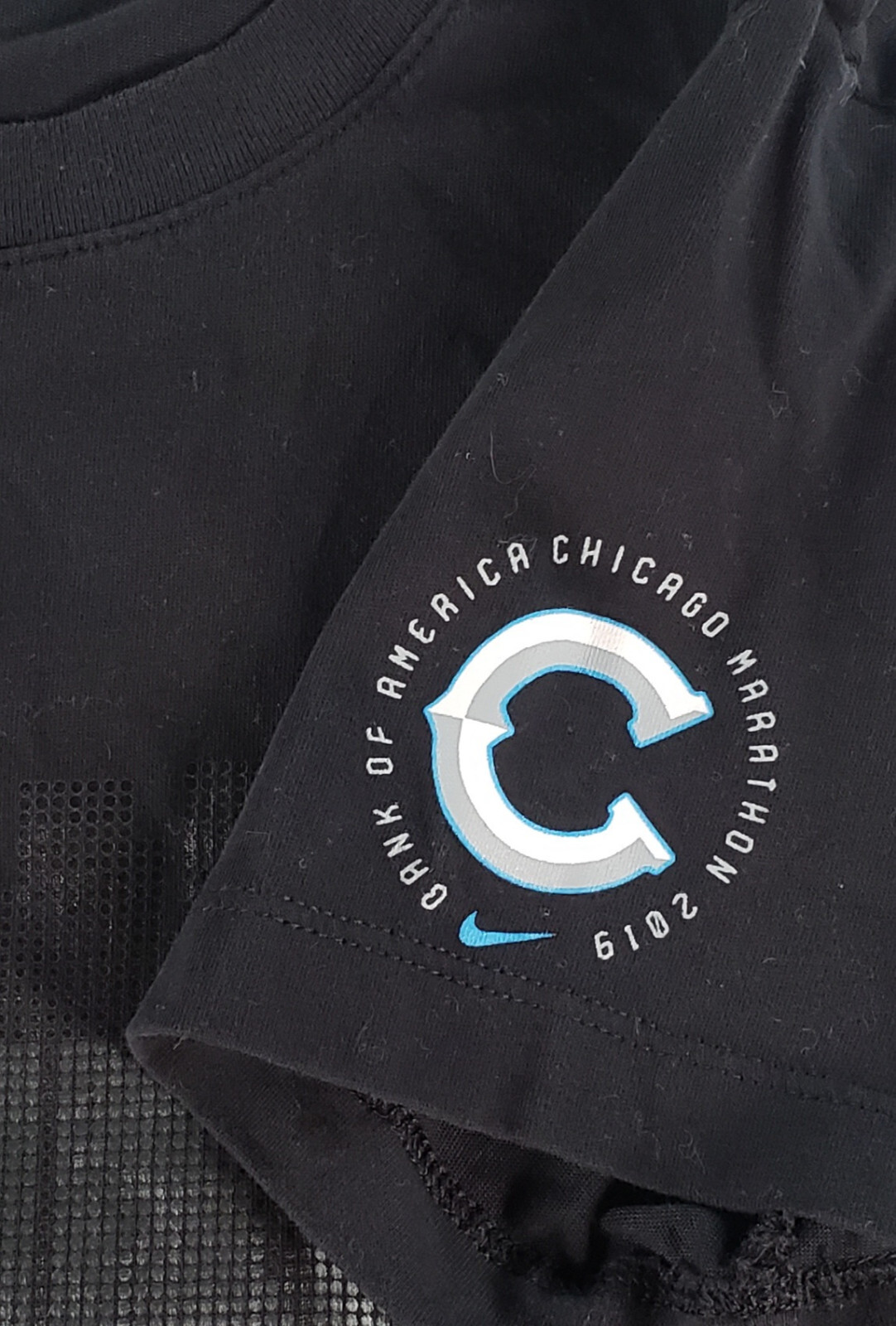 Run CHICAGO MARATHON 2019 Nike Tee t shirt dri fit ME… - Gem