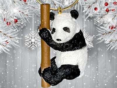 Beautifully Detailed Realistic Panda Bear Figure Custom Christmas Tree ...