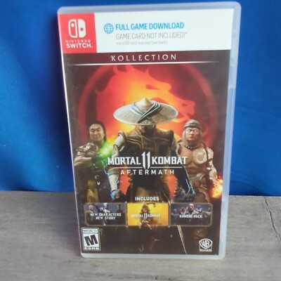 Mortal Kombat 11 aftermath box only switch | eBay