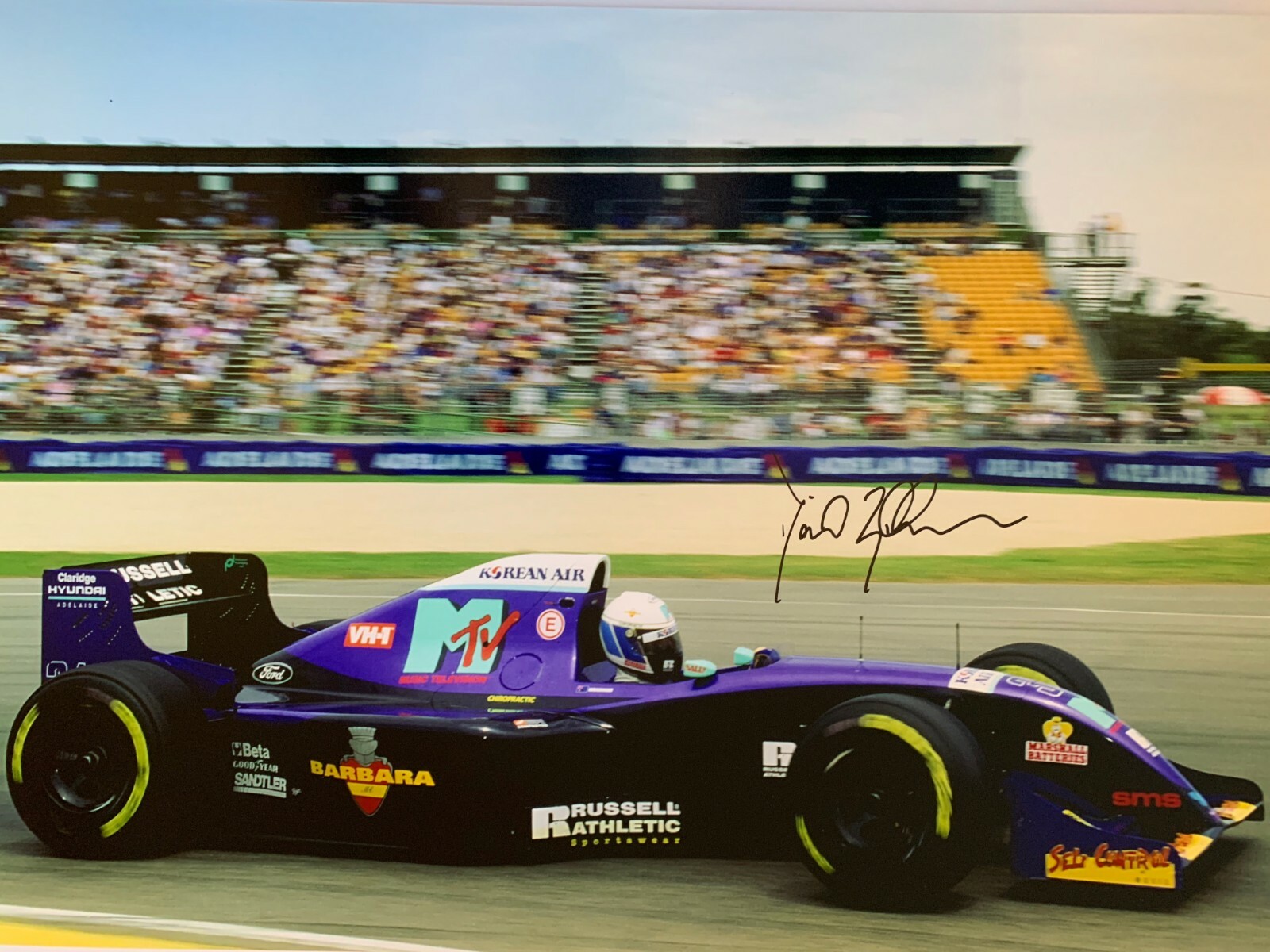 David Brabham Hand Signed 18x12 Photo - Formula 1 Autograph - F1 2. | eBay