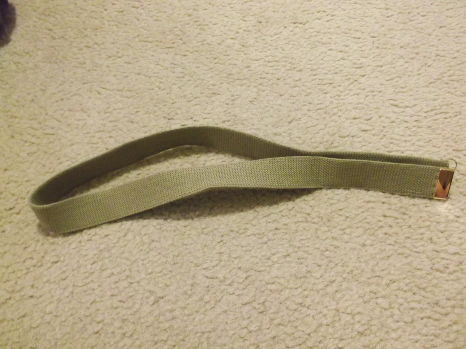 US NAVY SERVICE DRESS KHAKI BELT W/ NO BUCKLE LENGTH 34" | eBay