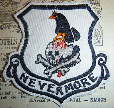 Rare Patch - NEVERMORE - THE RAVEN - USAF 56th SPECIAL OPS - Vietnam War - M.23 | eBay