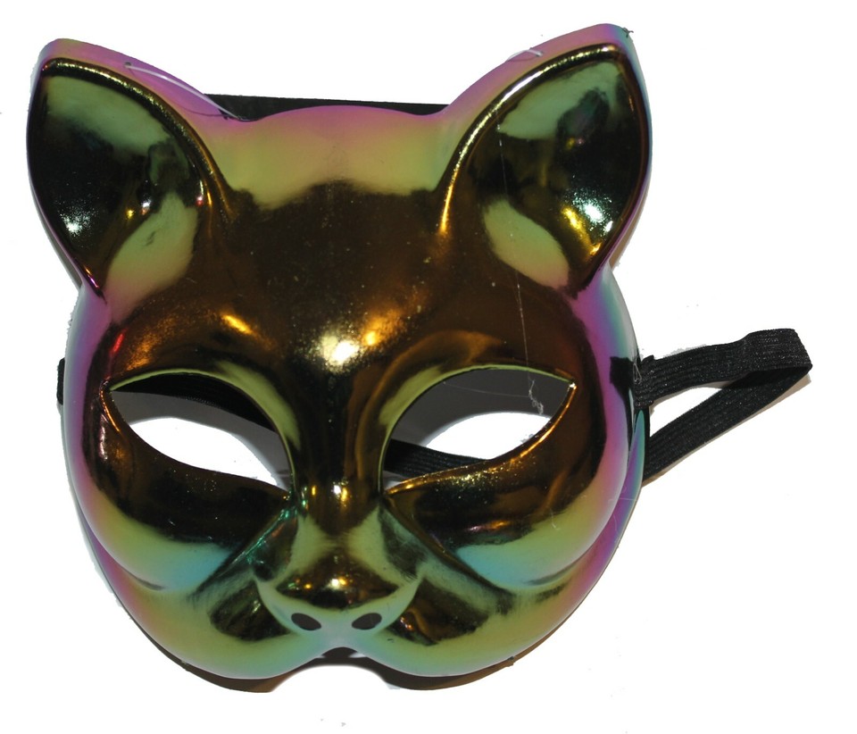 Plastic Metallic Horror Skeleton Mask Costume Party Dance Crew for Hip ...