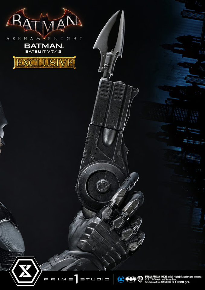 Sideshow Exclusive BATMAN ARKHAM KNIGHT BATSUIT V743 1:3 STATUE PRIME ...