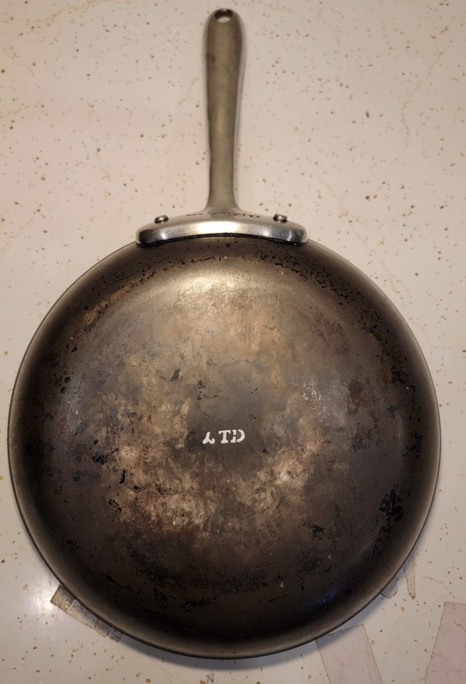 Lot Of 2 All-Clad LTD Anodized Stainless 10.5” Pan Sauté + 10" Skillet ...