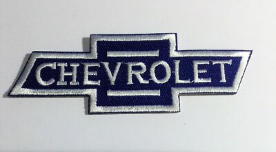 Chevrolet Emblem, Sew/iron on cloth car patch, Muscle Car, Embroidered ...