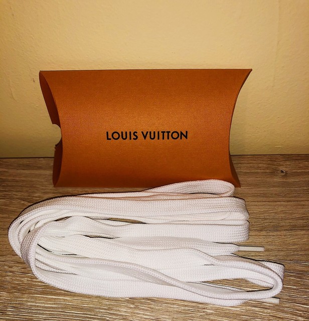LV Louis Vuitton White Sneaker Shoe Laces - Authentic New in Box 46,5 ...
