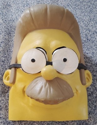 Ned Flanders Licensed Latex Mask/The Simpsons/Matt Groenig/2014/Adult ...