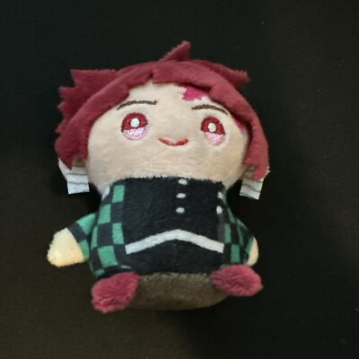 4" Demon Slayer Kimetsu Yaiba Anime Chibi Mini Plush Keychain Tanjiro ...