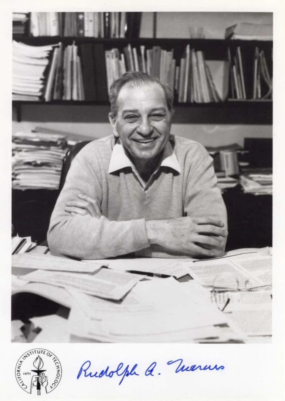 Rudolph A. Marcus autograph, NOBEL PRIZE, signed photo | eBay