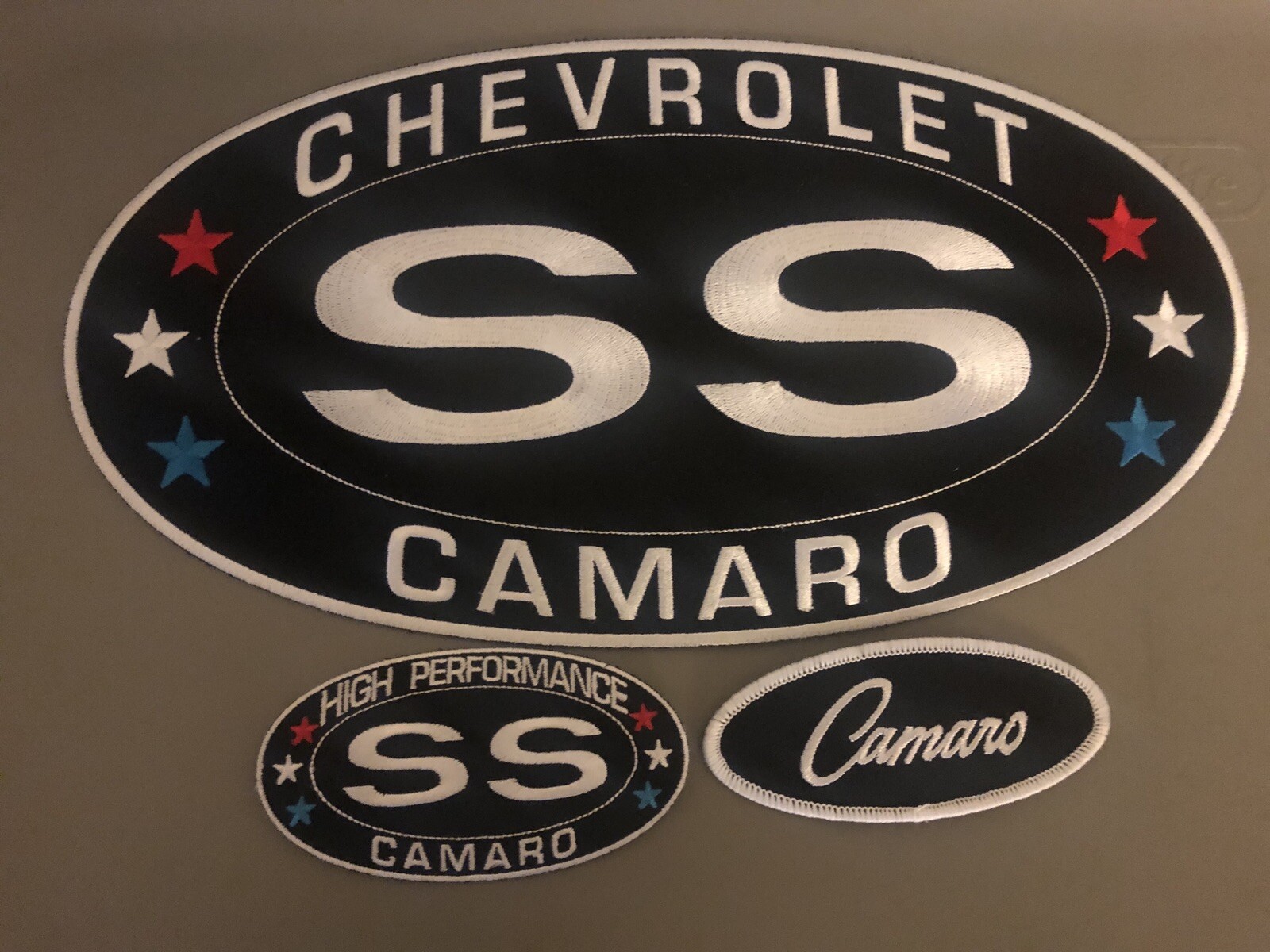 LARGE CHEVY SS CAMARO SEW/IRON ON PATCH BADGE EMBROIDERED 6-1/4X12 ...