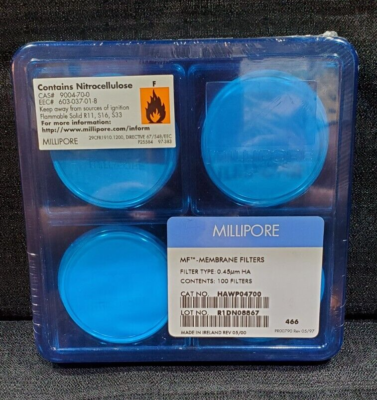 MILLIPORE GSWP04700 NITROCELLULOSE MEMBRANE FILTERS Um 98, 43% OFF