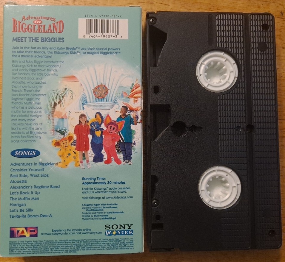 Kidsongs Adventures in Biggleland (VHS 1998) Meet The Biggles ...